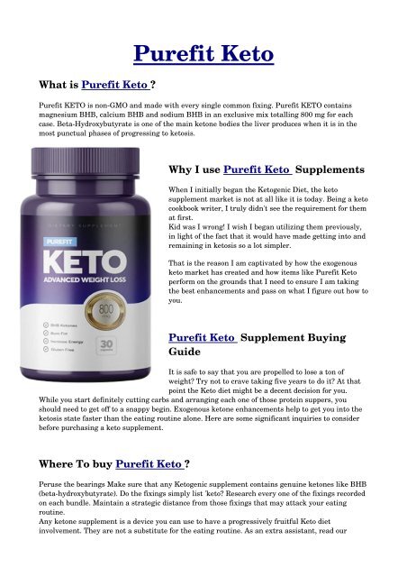 10 Secrets About Purefit Keto They Are Still Keeping From You