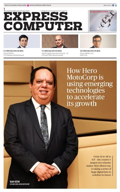 Express Computer (Vol.30, No.7) July, 2019