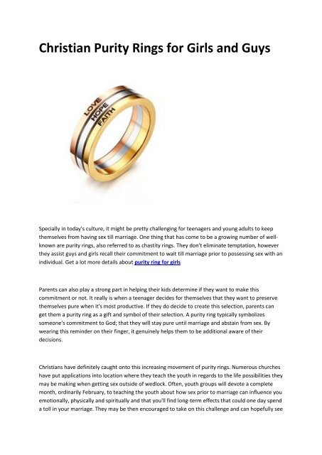 5 Penelopes christian purity ring