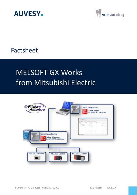 Factsheet - Melsoft GX Works2