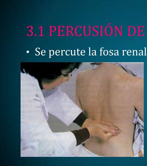 3.1 PERCUSIÓN DE MURPHY