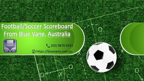 Set up an affordable Multipurpose Football/Soccer Scoreboard in ...