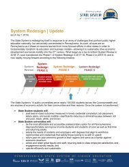 System Redesign Overview