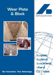 Duaplate Sizes - Bradken