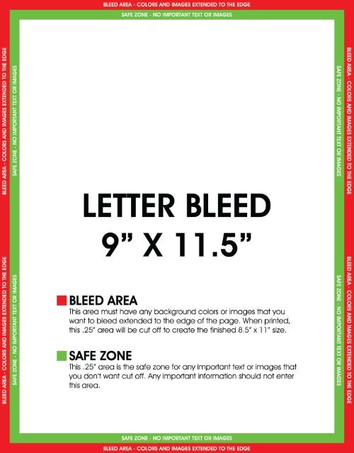 SHOW BOOK GRAPHIC PAGE PRINTING BLEED DIMENSIONS show-book-graphic-page-printing-bleed-dimensions