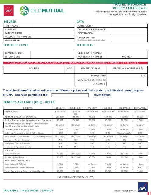 UAP cert TC Kenya Retail plan (002)