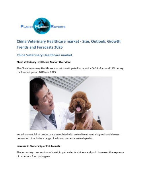 China Veterinary Healthcare market