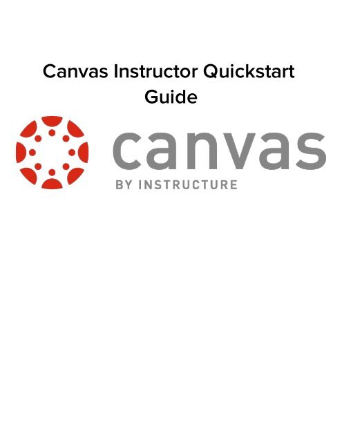 Canvas+Instructor+Quickstart+Guide