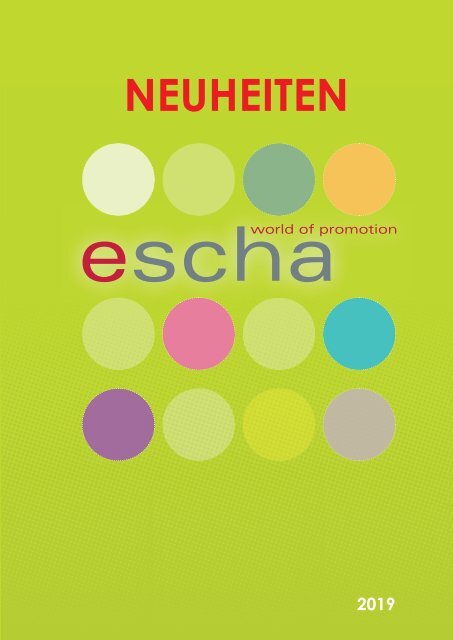 escha Neuheitenbroschuere 2019