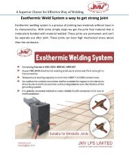 Exothermic Weld Power: A Solution over Conventional Jointing Methods