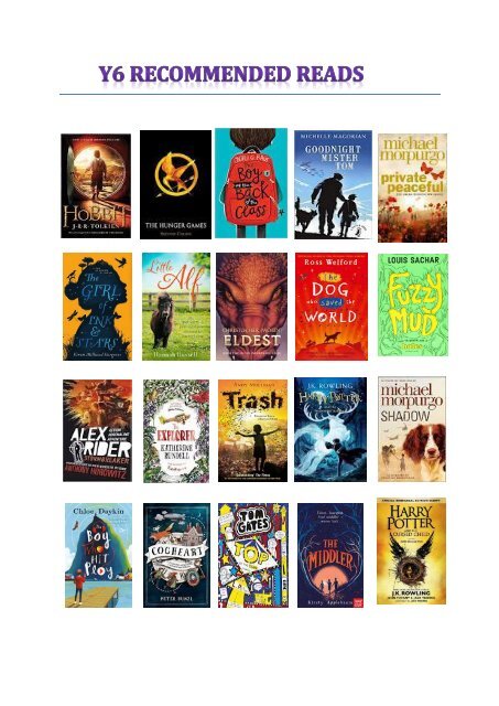Y6 Recommended Reads Twitter