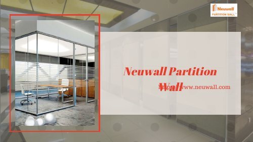 Install Partition Wall in your Home or Office