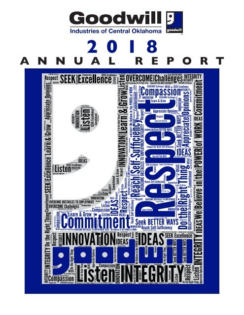 Goodwill Industries 2018 Annual Report
