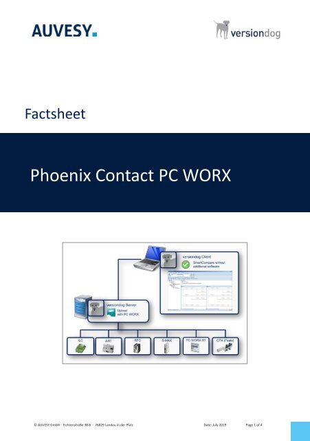 Factsheet - Phoenix Contact PC Worx