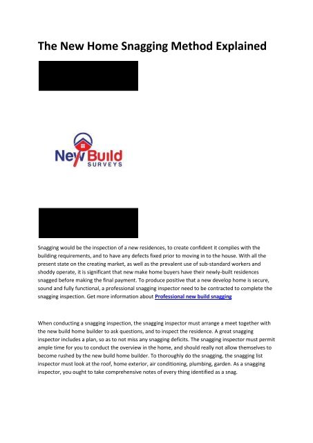 6 New home survey