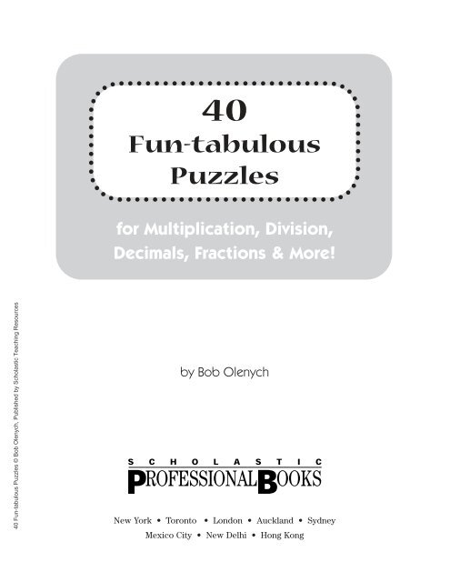 Fun-tabulous Puzzles