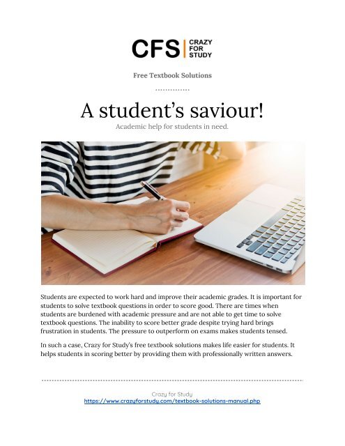 textbook solutions manual