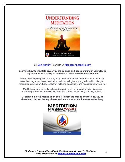 The Beginners Guide To Meditation