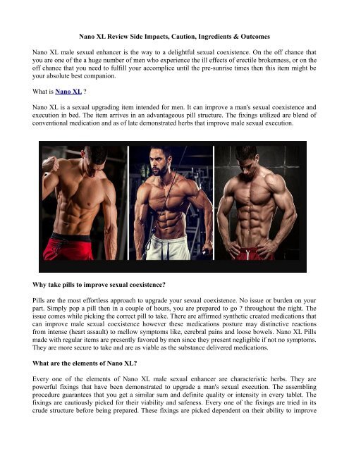 How should you use Ultra Nano XL for best results?
