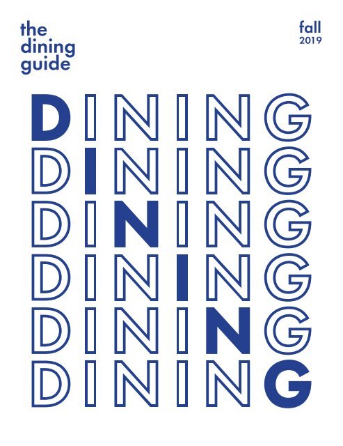 Final - B0860 - The dining Guide magazine