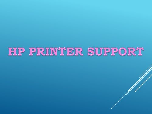 HP Printer Support