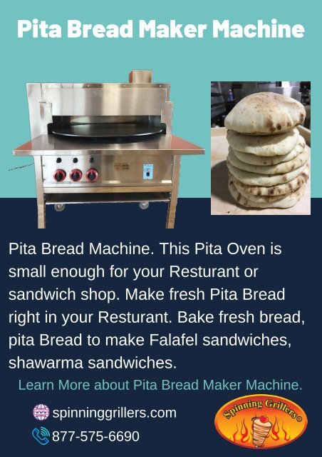 Pita Bread Cooker