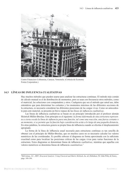14 Estructuras continuas