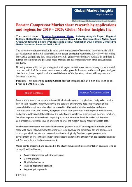 PDF -Booster Compressor Market