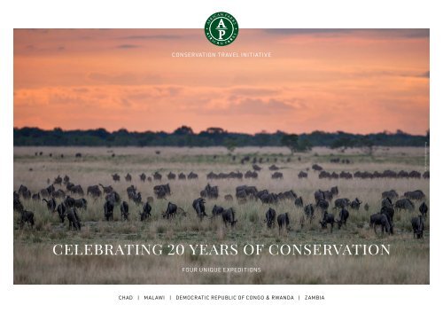 AFRICAN PARKS - 20th Anniversary Expeditions