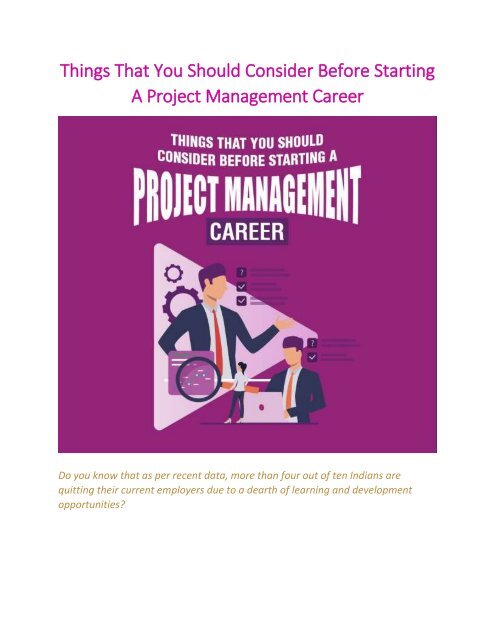 Why PMP Training is important for Project Managers