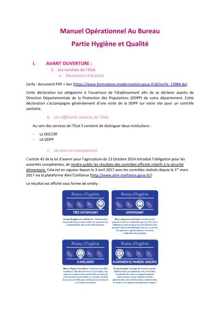 DIRECTION DEPARTEMENTALE DE LA PROTECTION DES POPULATIONS