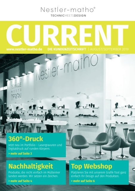 Nestler-matho GmbH & Co. KG - Kundenzeitschrift Current