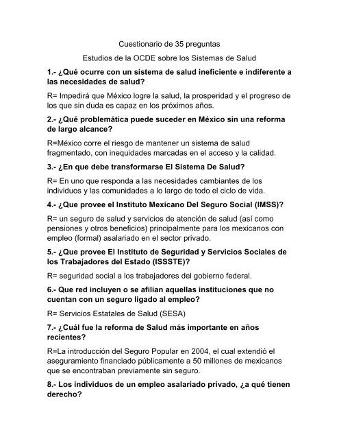 Cuestionario de 35 preguntas