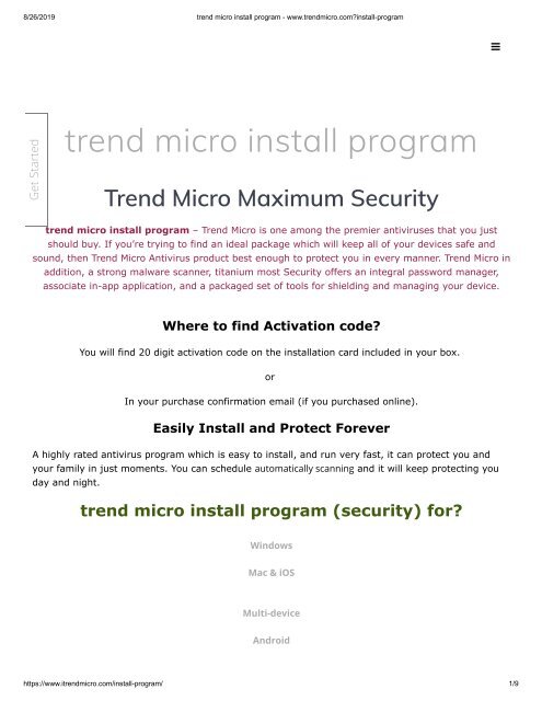 Install trend micro security - jujazi Install trend micro security - jujazi