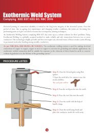 Exothermic Weld Power: A Solution over Conventional Jointing Methods