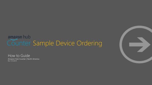 Sample Device Ordering_How to Guide