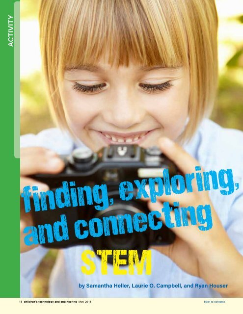 Finding, Exploring, and Connecting STEM