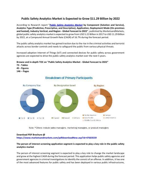 Public Safety Analytics Market