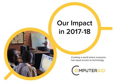 Computer Aid International Impact report 2018-19