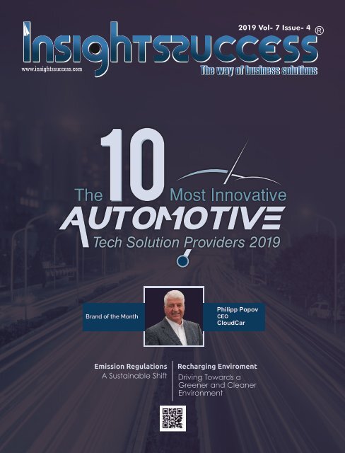 The 10 Most Innovative Automotive Tech Solution Providers 2018