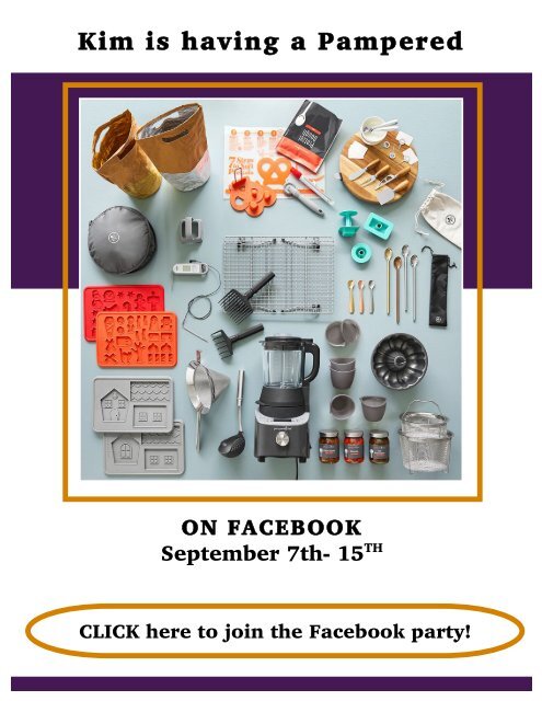 Kim's Fabulous FALL Pampered Chef party