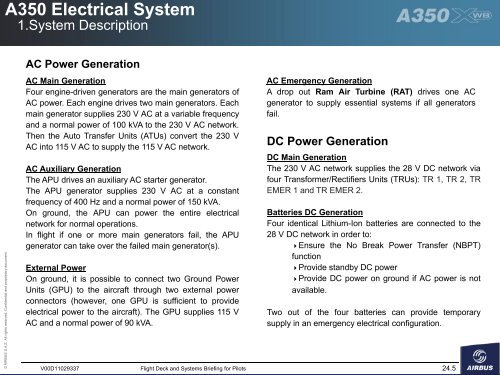A350 Electrical System 1.