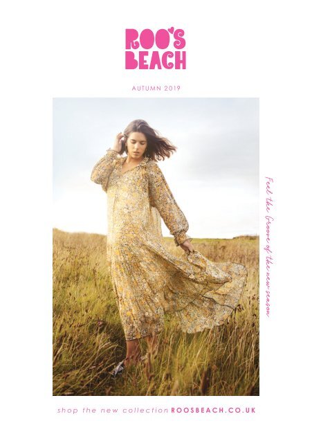 Roo's Beach Autumn 19 Campaign