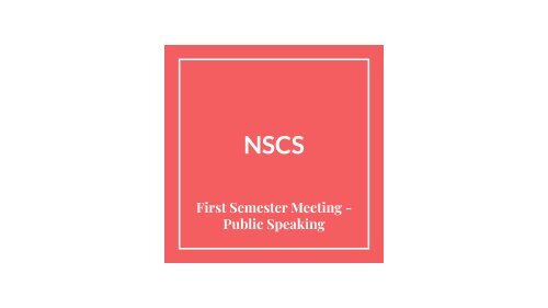 NSCS Meeting PP