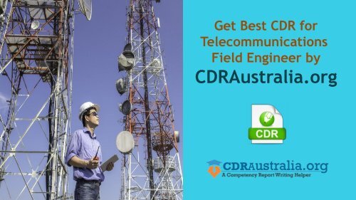 CDR for Telecommunications Field Engineer