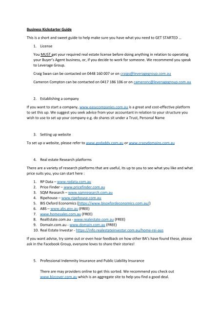 BAI Getting Started Guide BAI Getting Started Guide