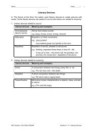 handout 1.11 - literary devices