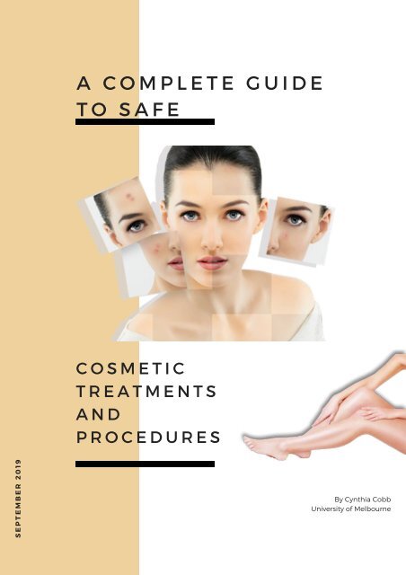 A Complete Guide to Safe Cosmetic Treatments and Procedures