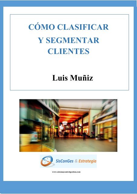 CLASIFICACION CLIENTES