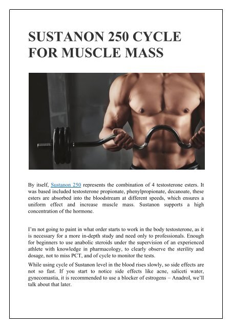 SUSTANON 250 CYCLE FOR MUSCLE MASS-converted